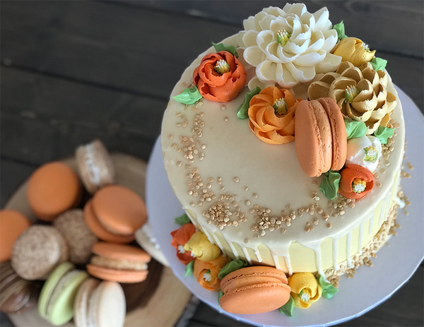 Classic Fall Drip – White Flower