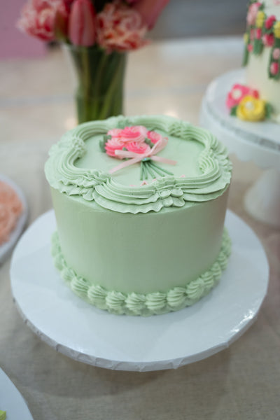 Simply Sweet Mint Green – White Flower